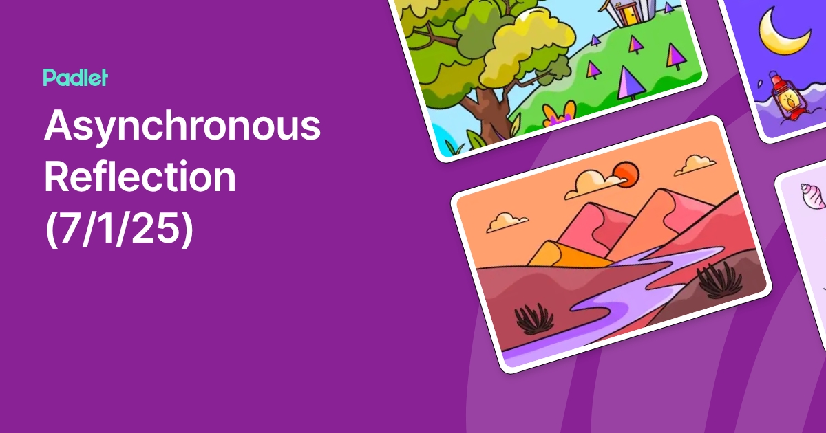 Asynchronous Reflection (7/1/25)