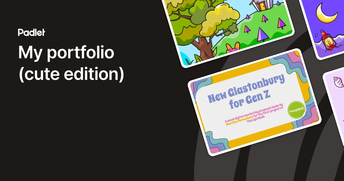 My portfolio (cute edition)