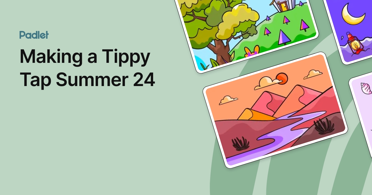 Making a Tippy Tap Summer 24
