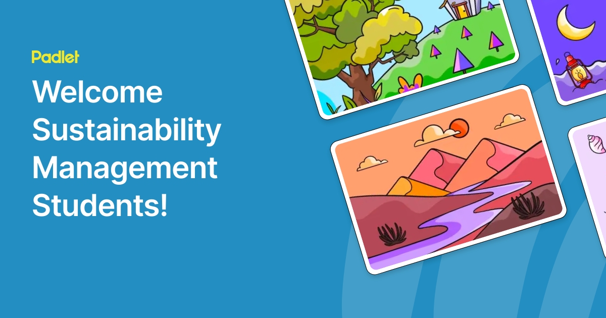 Welcome Fall '25 Sustainability Management Students!