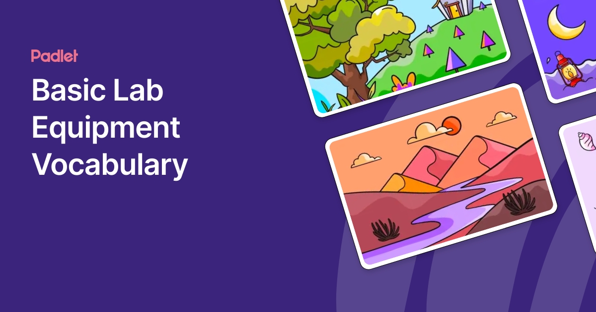 Basic Lab Equipment Vocabulary