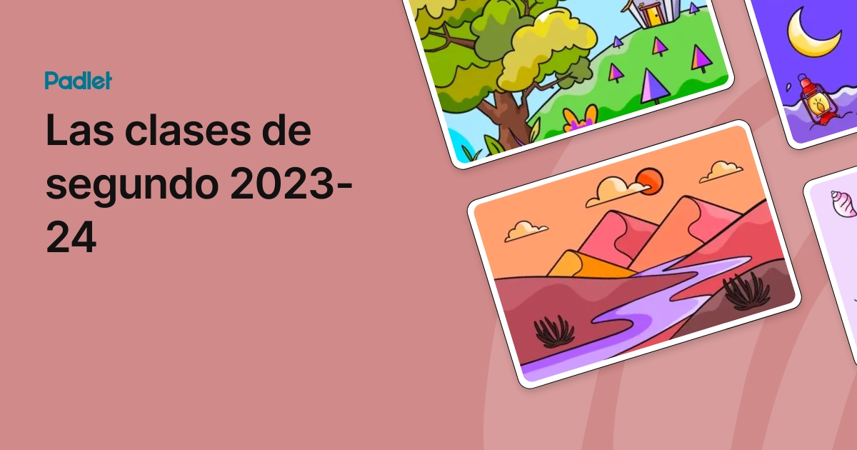Las clases de segundo 2023-24