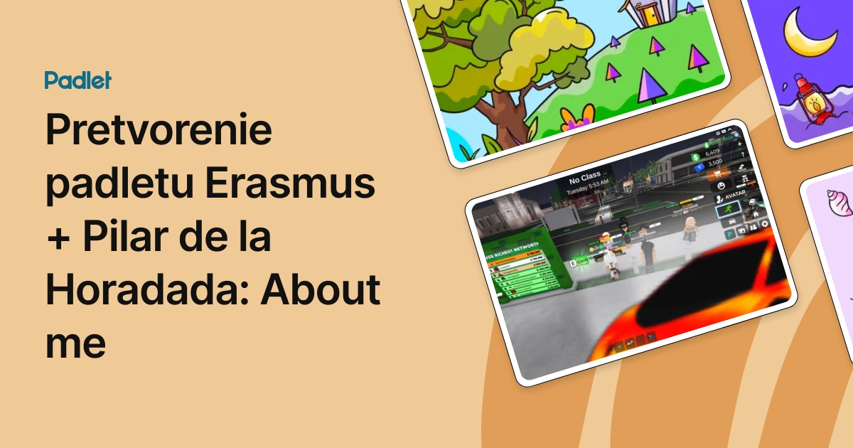 Pretvorenie padletu Erasmus + Pilar de la Horadada: About me