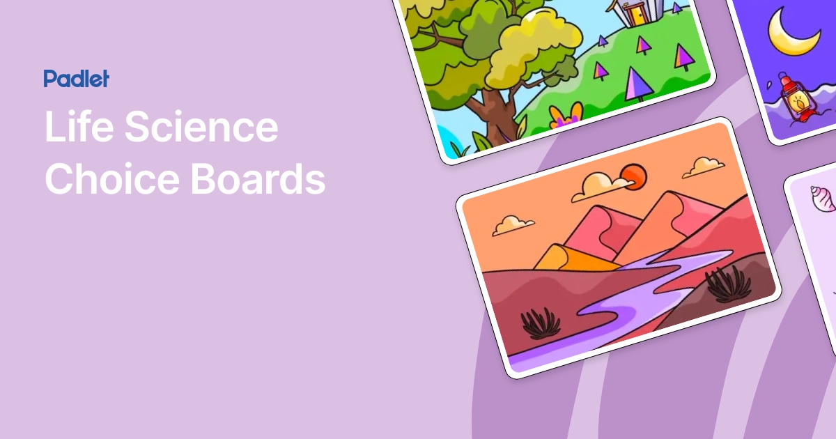 Life Science Choice Boards