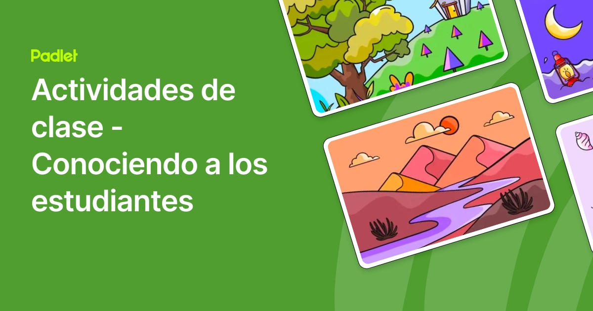 Actividades de clase - Conociendo a los estudiantes