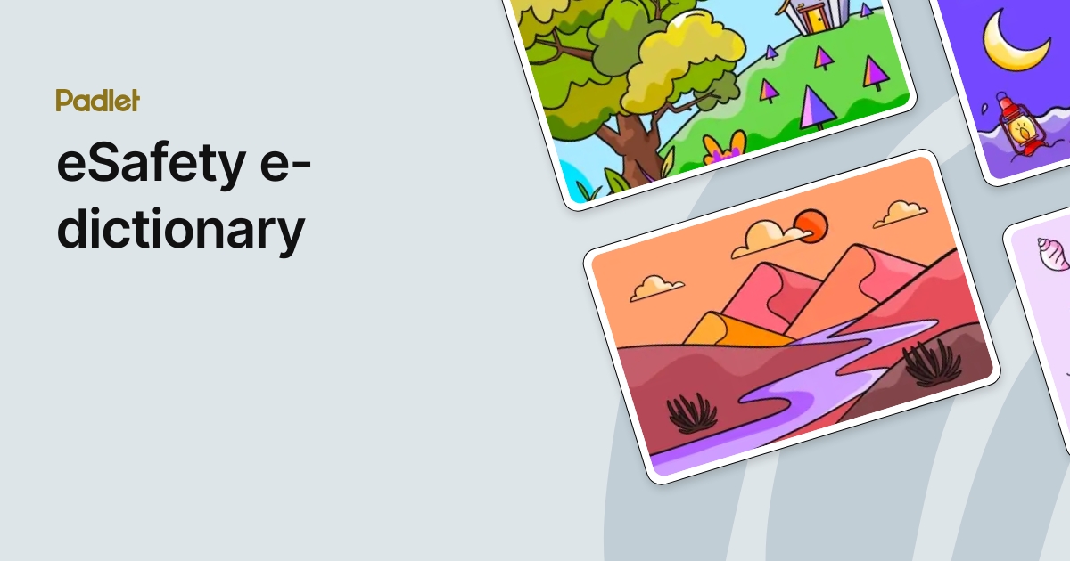 eSafety e-dictionary