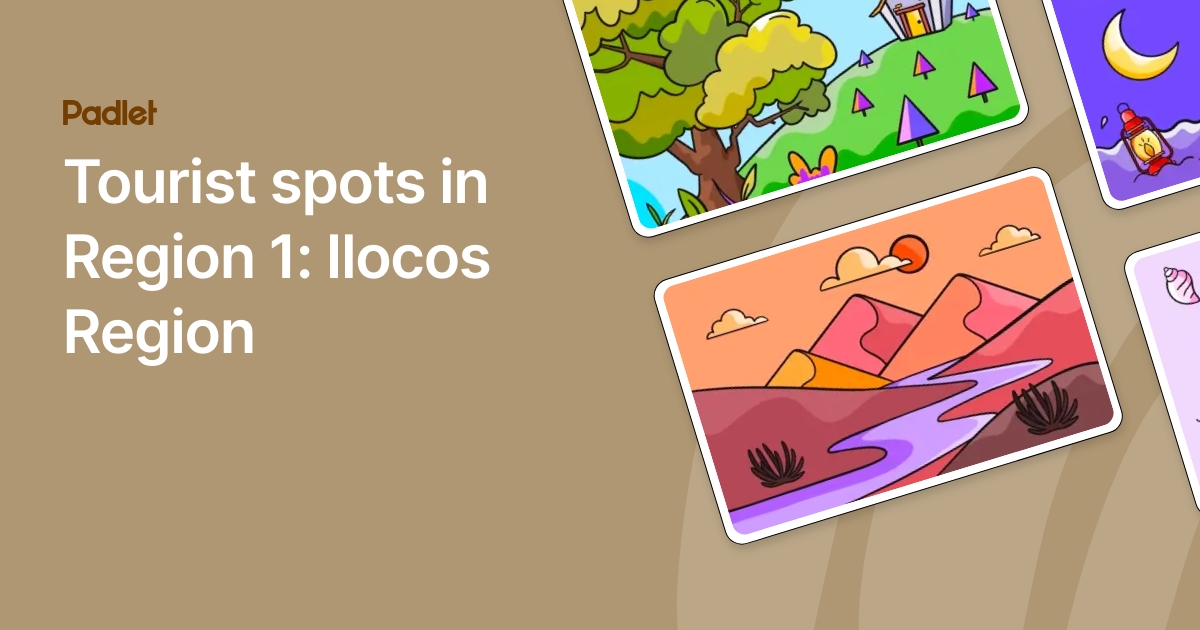 Tourist spots in Region 1: Ilocos Region