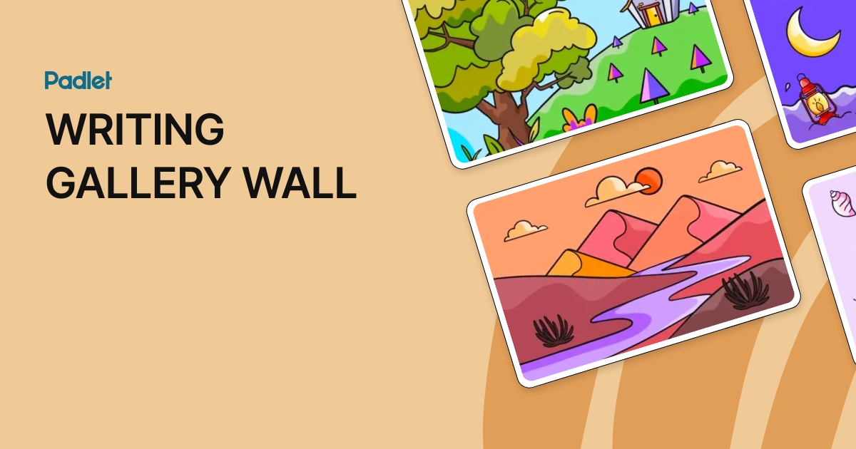 WRITING GALLERY WALL