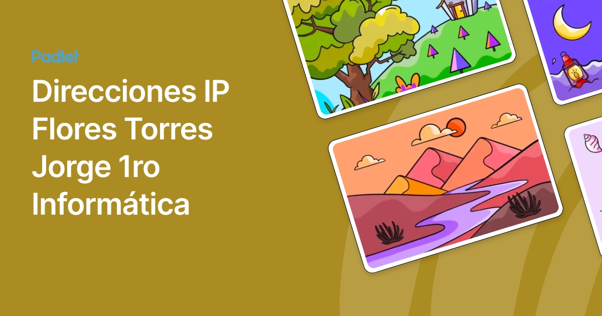 Direcciones IP Flores Torres Jorge 1ro Informática