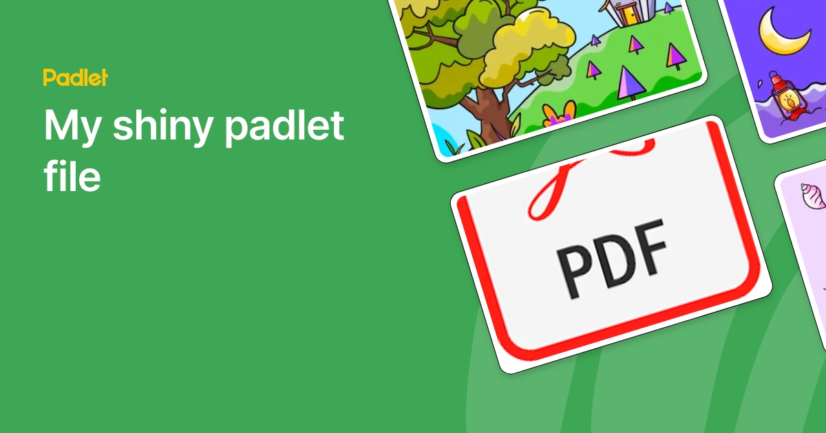 My shiny padlet file