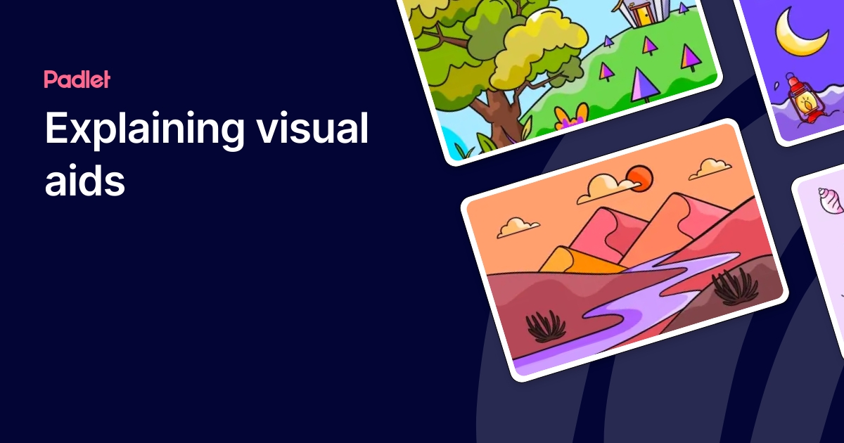 Explaining visual aids