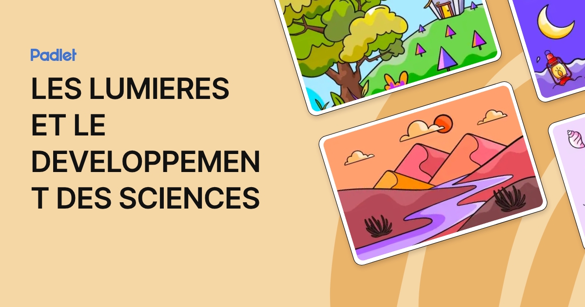 LES LUMIERES ET LE DEVELOPPEMENT DES SCIENCES