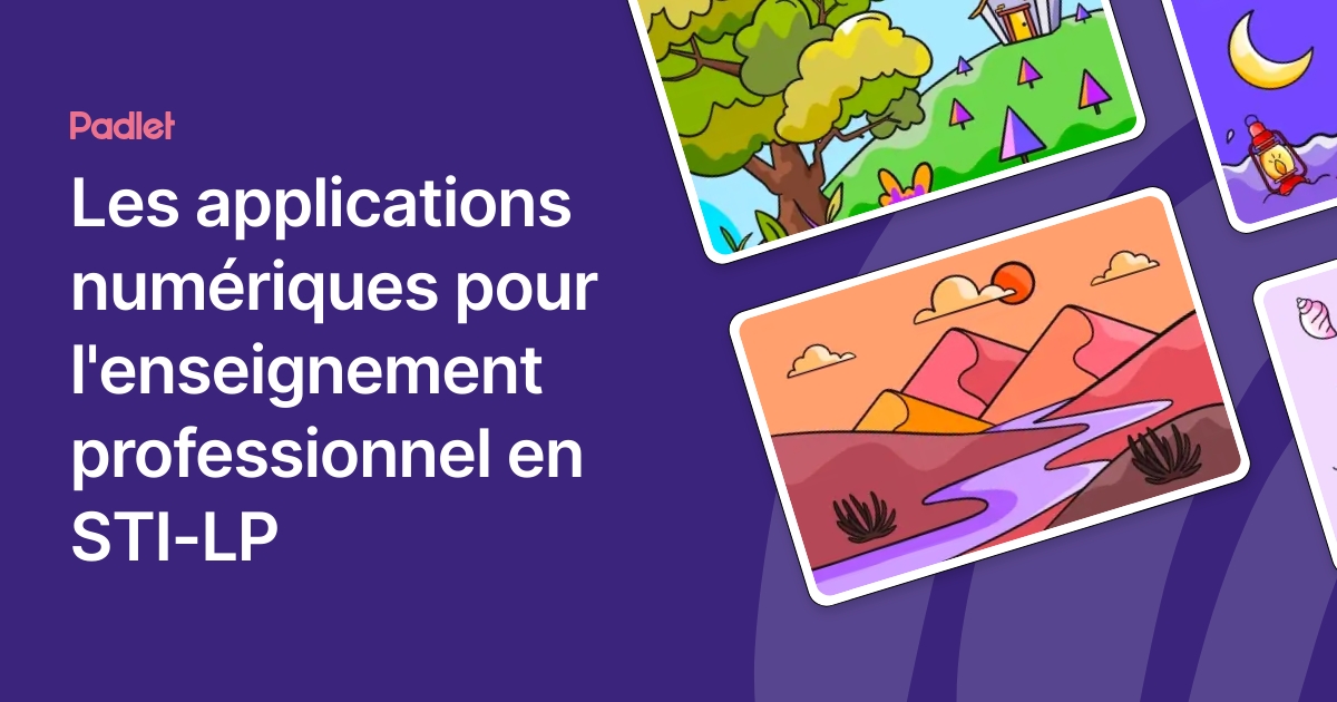 Les applications numériques pour l'enseignement professionnel en STI-LP