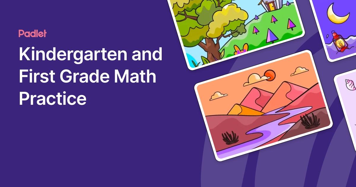Kindergarten and First Grade Math Practice