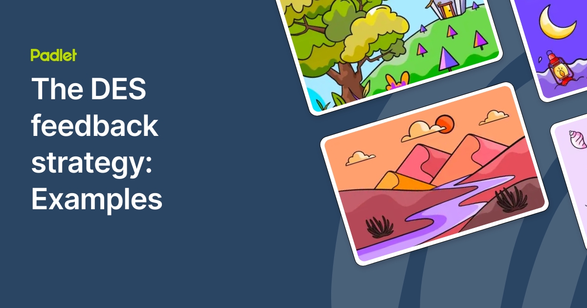 The DES feedback strategy: Examples