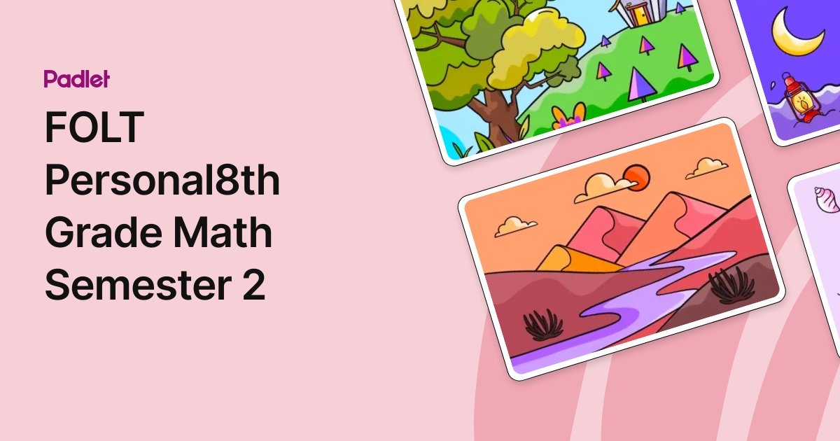 FOLT Personal8th Grade Math Semester 2