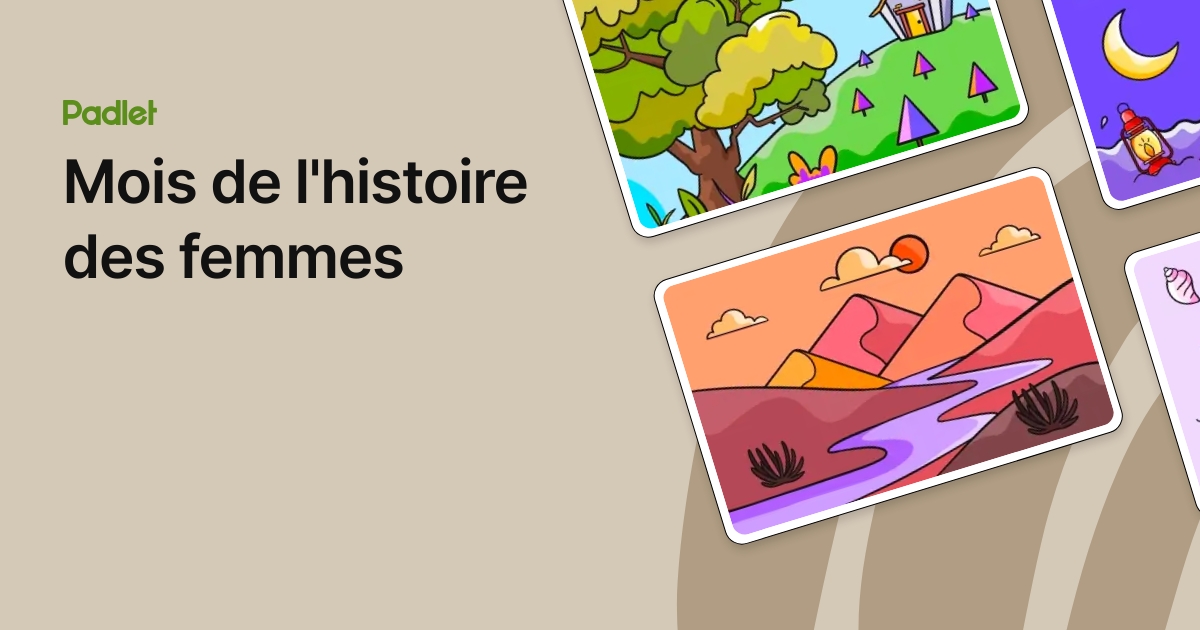 Mois de l'histoire des femmes