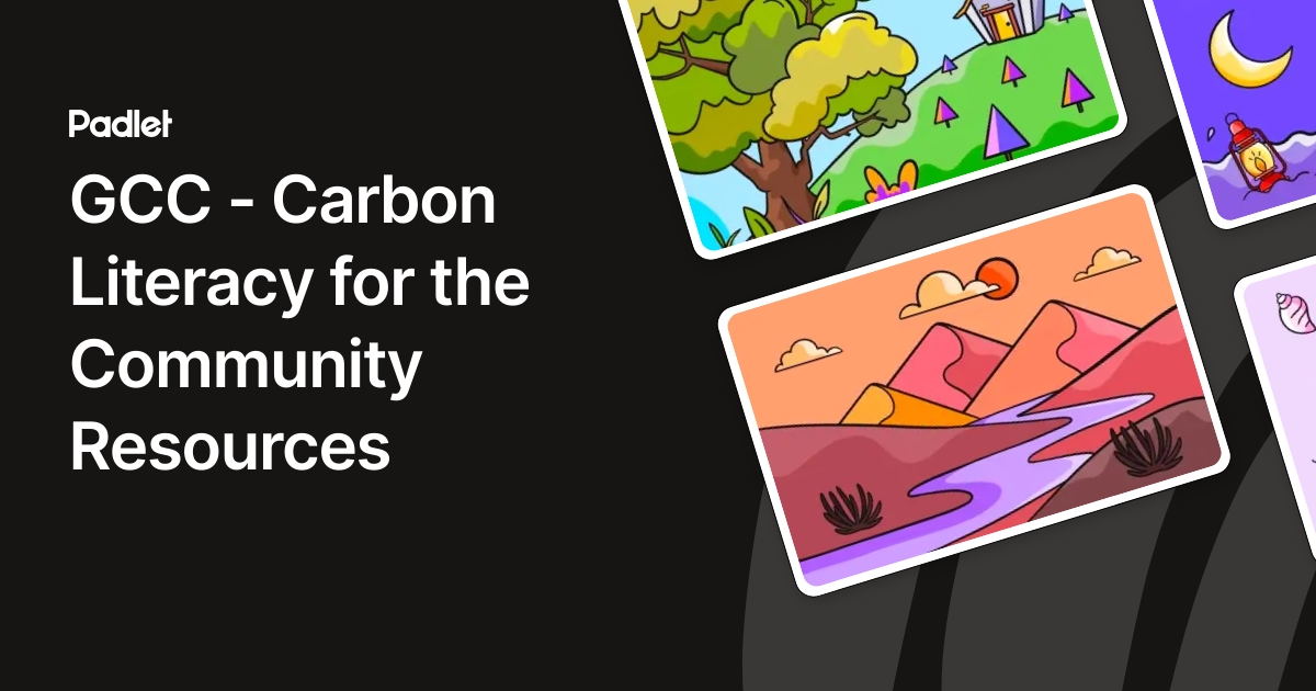 GCC - Carbon Literacy for the Community Resources