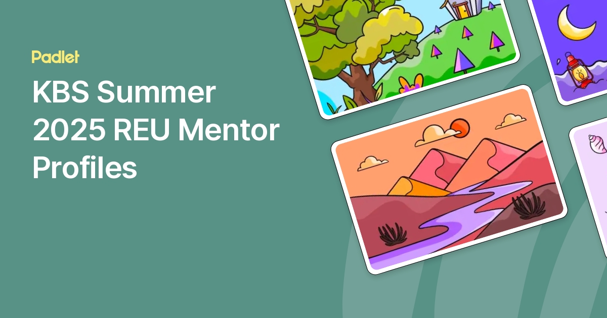 KBS Summer 2025 REU Mentor Profiles