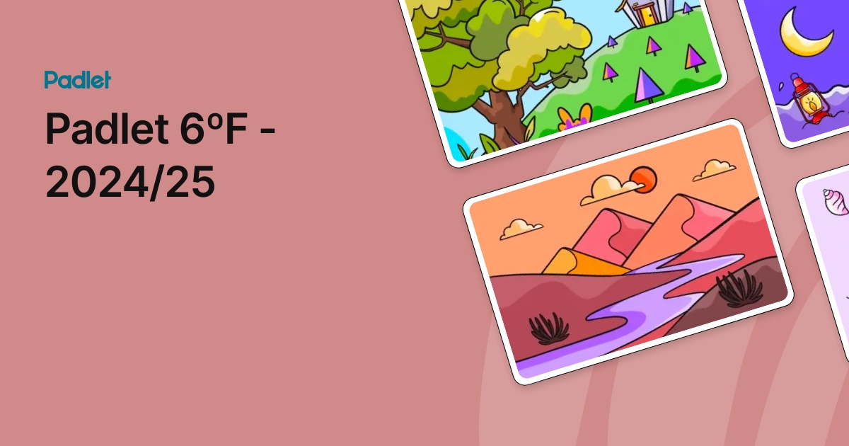 Padlet 6ºF - 2024/25