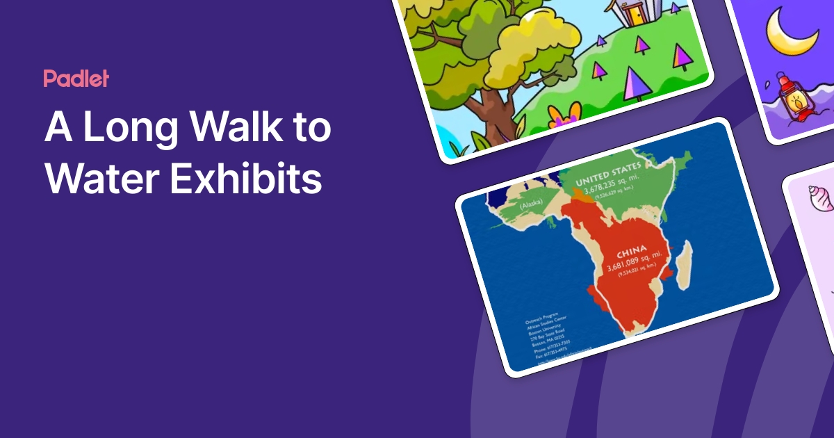 A Long Walk to Water Exhibits