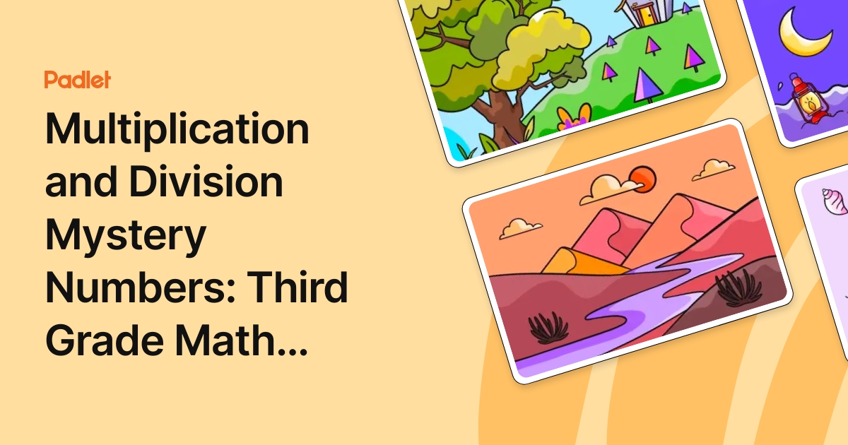Multiplication and Division Mystery Numbers: Third Grade Math Lesson ...