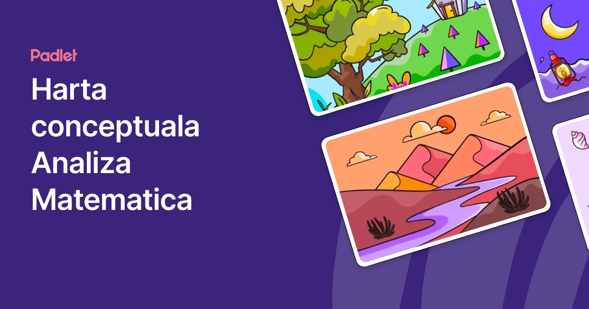 Harta conceptuala Analiza Matematica