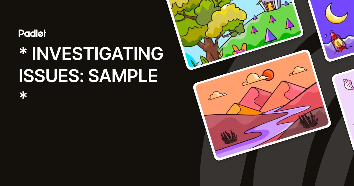 INVESTIGATING ISSUES: SAMPLE