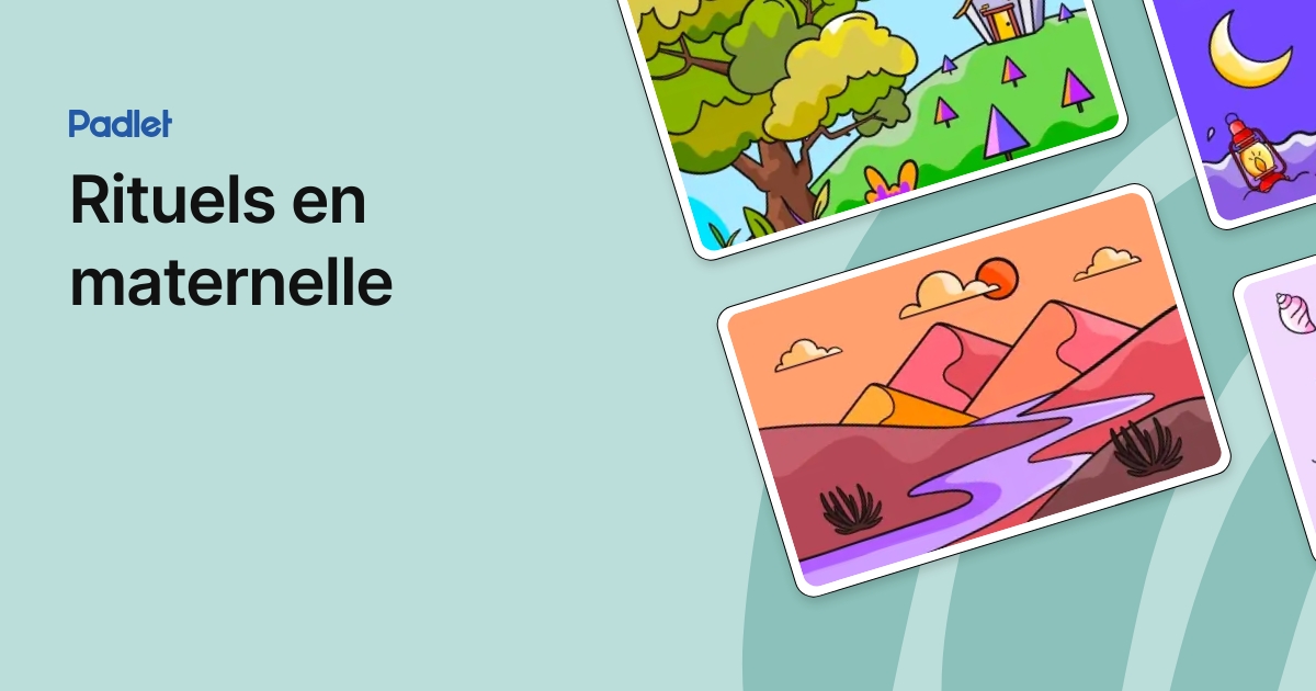 Rituels en maternelle