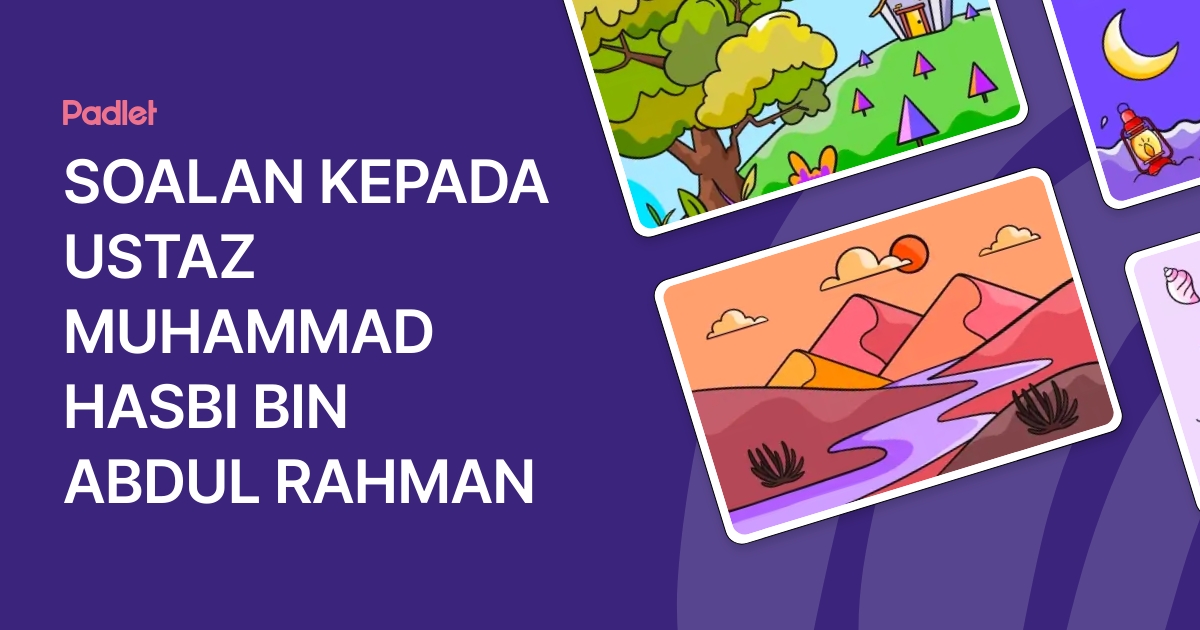 SOALAN KEPADA USTAZ MUHAMMAD HASBI BIN ABDUL RAHMAN