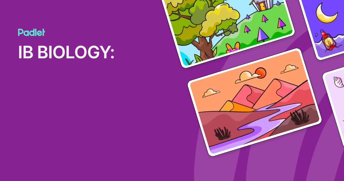 IB BIOLOGY: