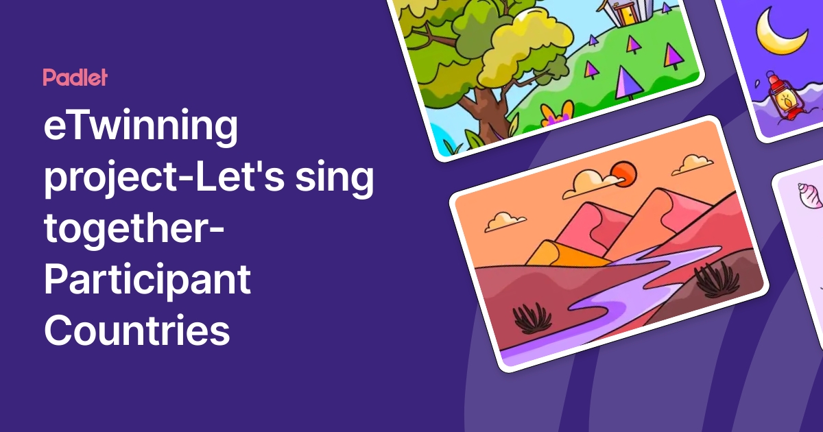 eTwinning project-Let's sing together-Participant Countries