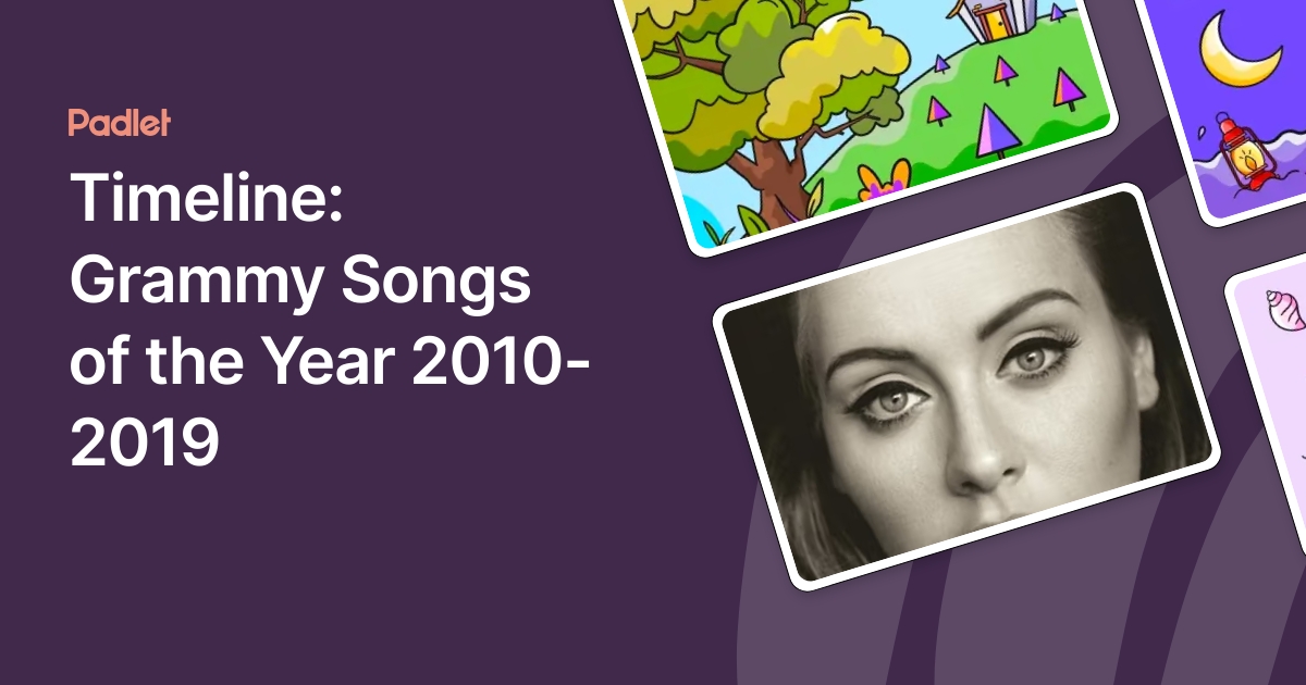 Timeline: Grammy Songs of the Year 2010-2019