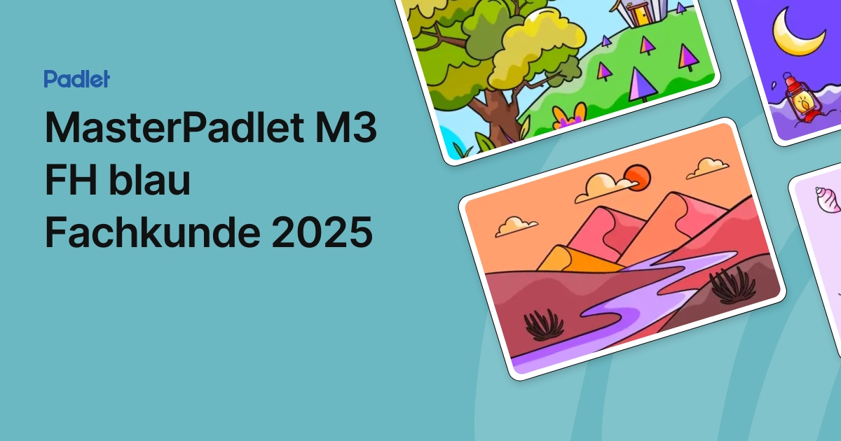 MasterPadlet M3 FH blau Fachkunde 2025
