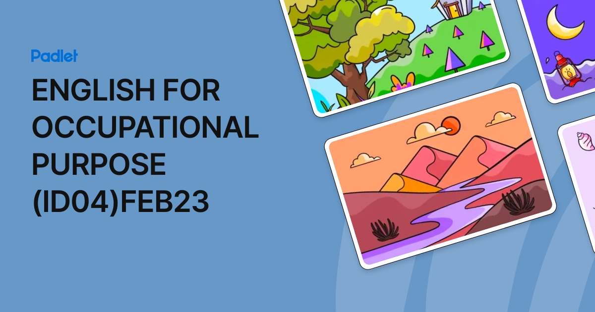 ENGLISH FOR OCCUPATIONAL PURPOSE (ID04)FEB23