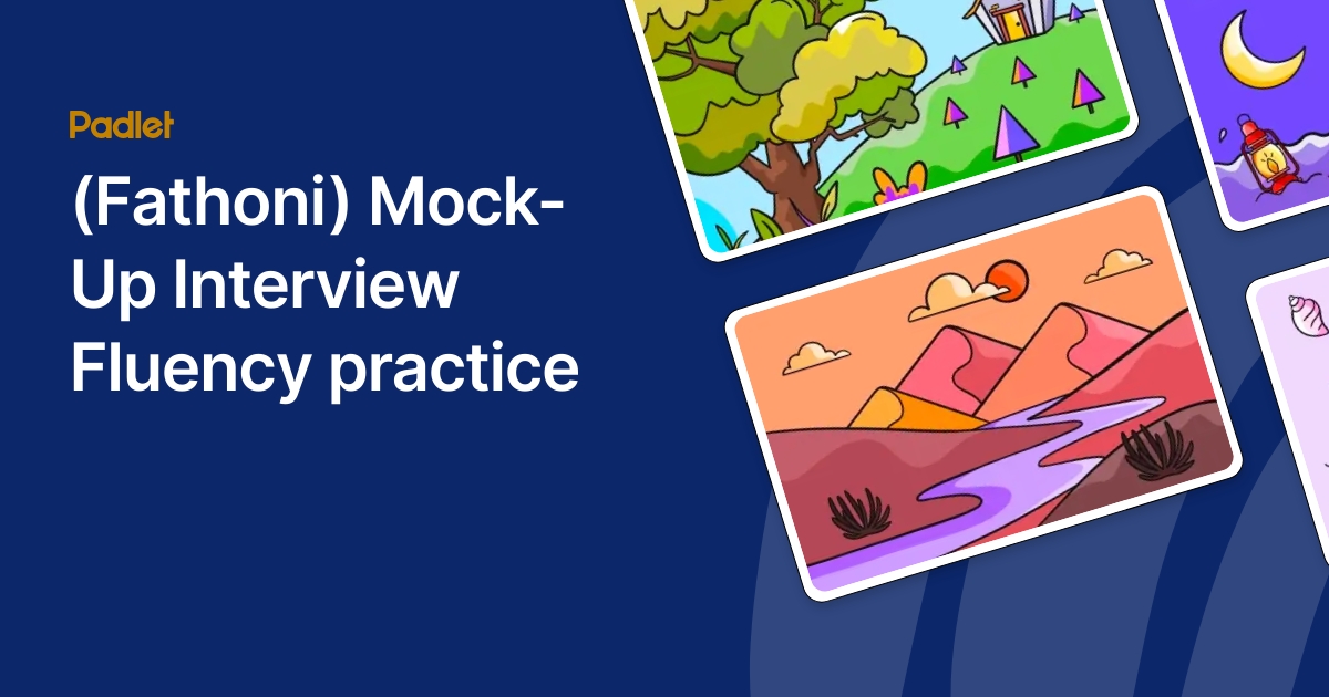 (Fathoni) Mock-Up Interview Fluency practice