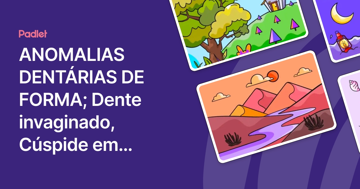 ANOMALIAS DENTÁRIAS DE FORMA; Dente invaginado, Cúspide em Garra e ...