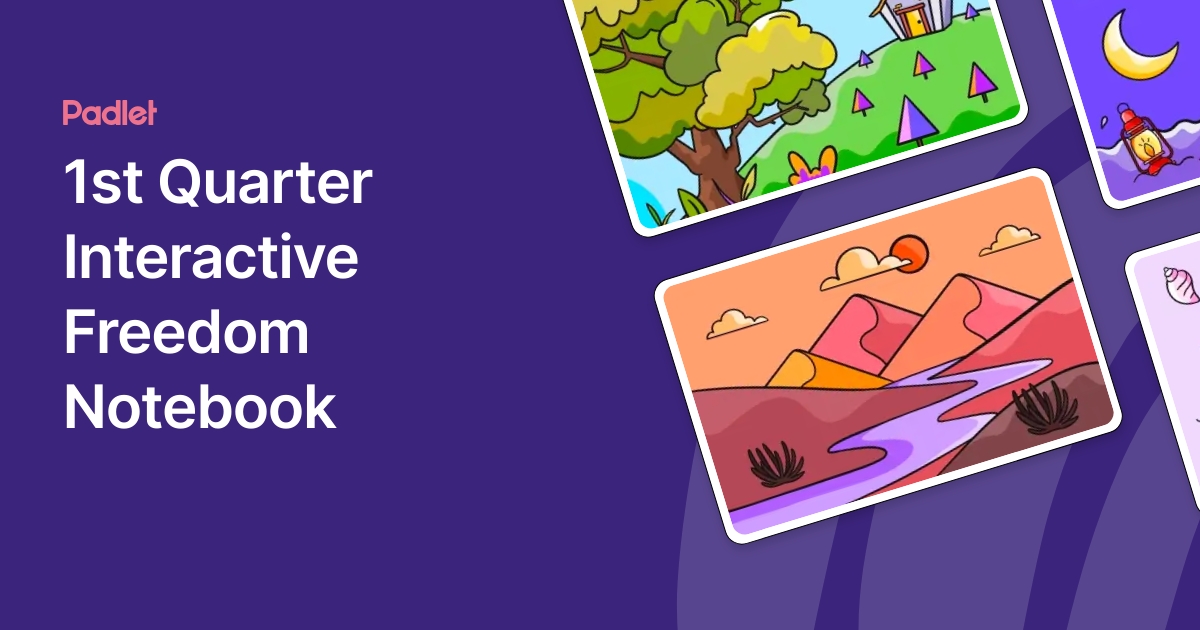 1st Quarter Interactive Freedom Notebook