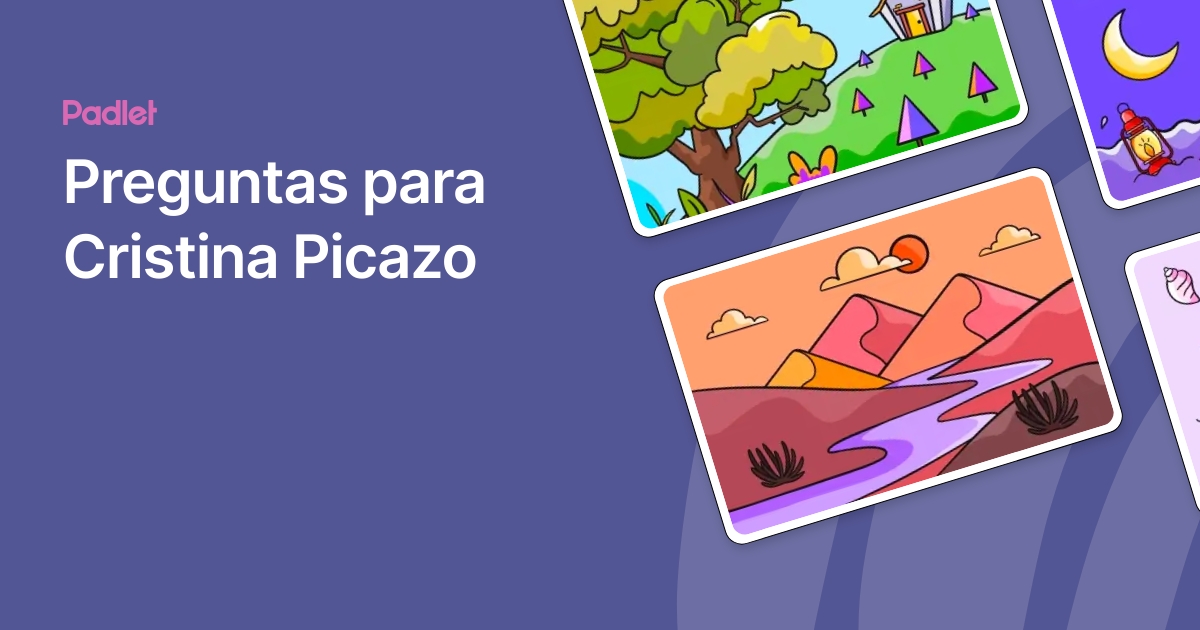 Preguntas para Cristina Picazo