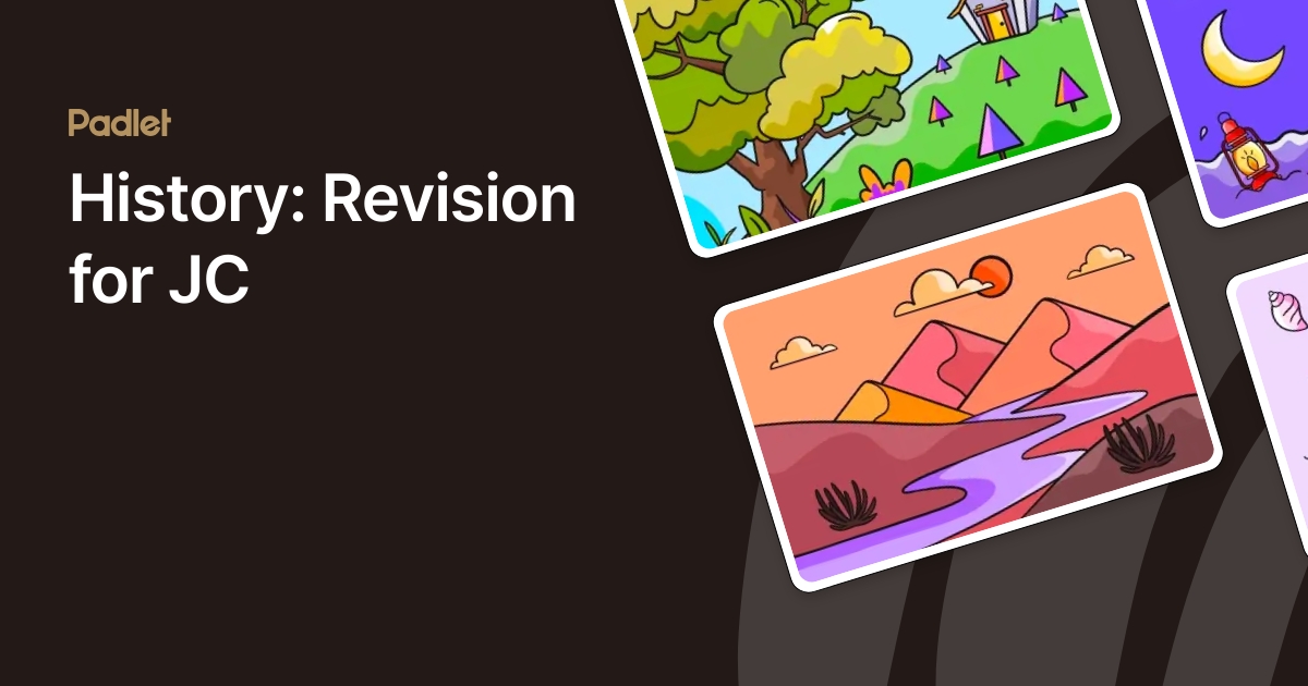 History: Revision for JC