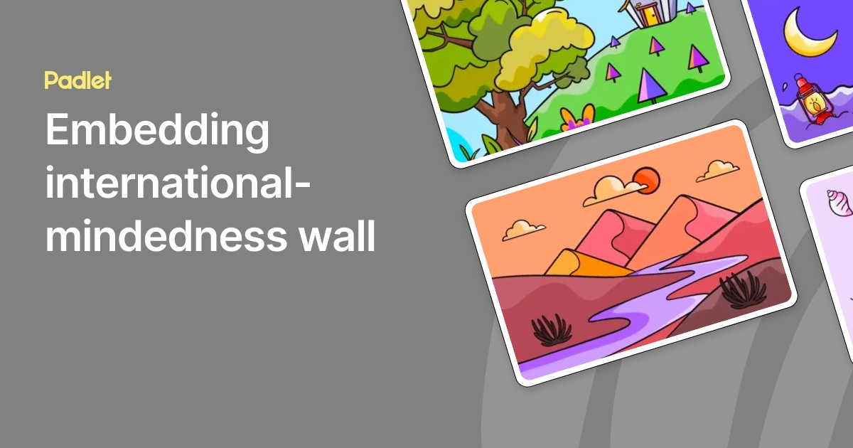 Embedding international-mindedness wall