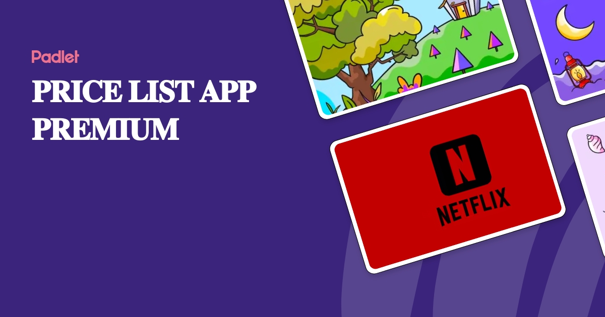 𝐏𝐑𝐈𝐂𝐄 𝐋𝐈𝐒𝐓 𝐀𝐏𝐏 𝐏𝐑𝐄𝐌𝐈𝐔𝐌