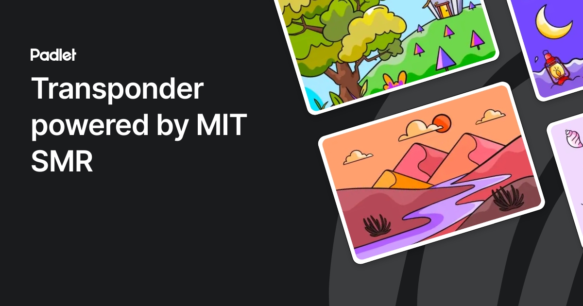 Transponder powered by MIT SMR