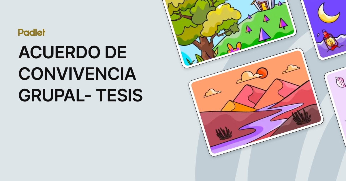 ACUERDO DE CONVIVENCIA GRUPAL- TESIS