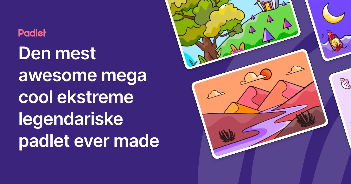 Den mest awesome mega cool ekstreme legendariske padlet ever made