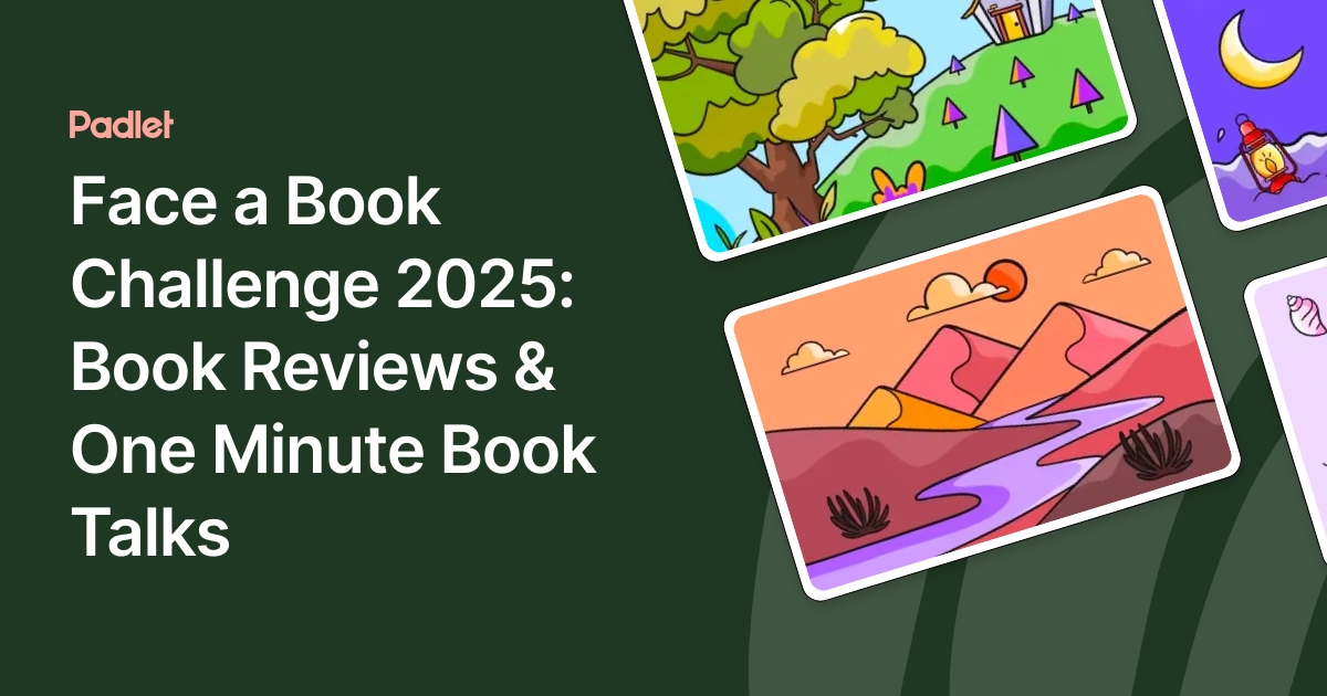 Face a Book Challenge 2025: Book Reviews & One Minute Book Talks