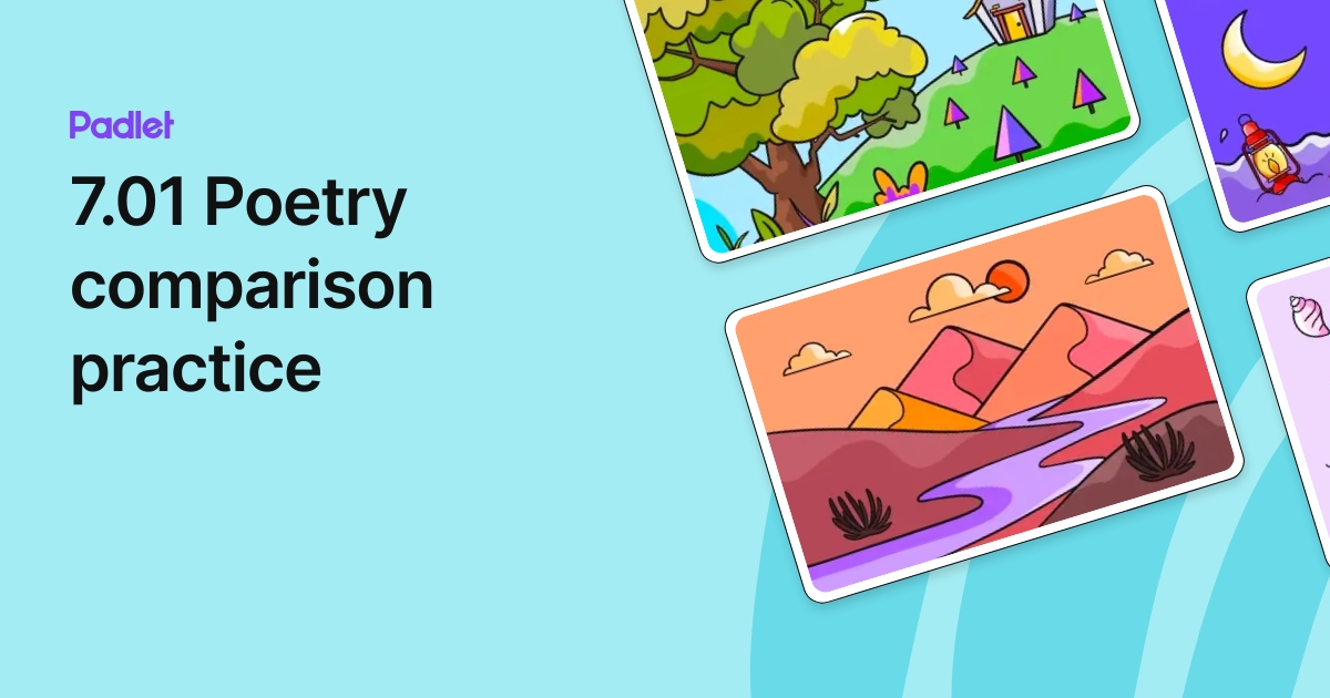 7.01 Poetry comparison practice