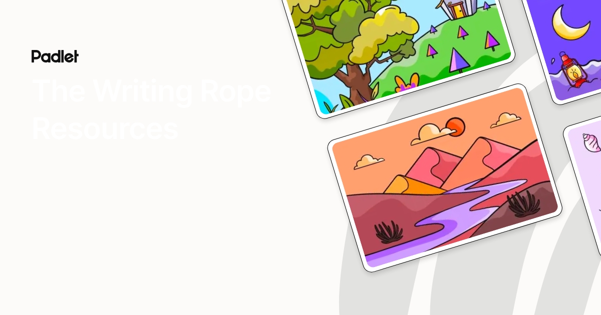 The Writing Rope Resources