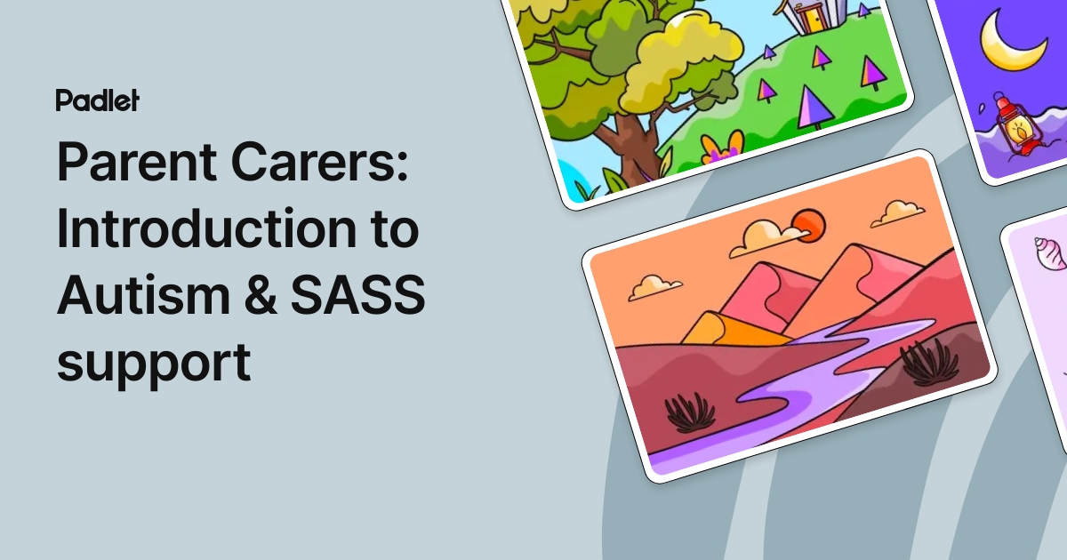 Parent Carers: Introduction to Autism + SASS support