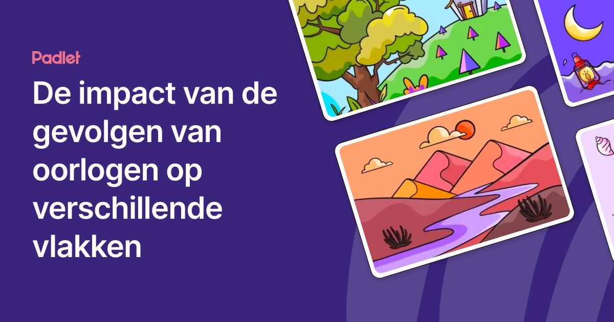 De impact van de gevolgen van oorlogen op verschillende vlakken